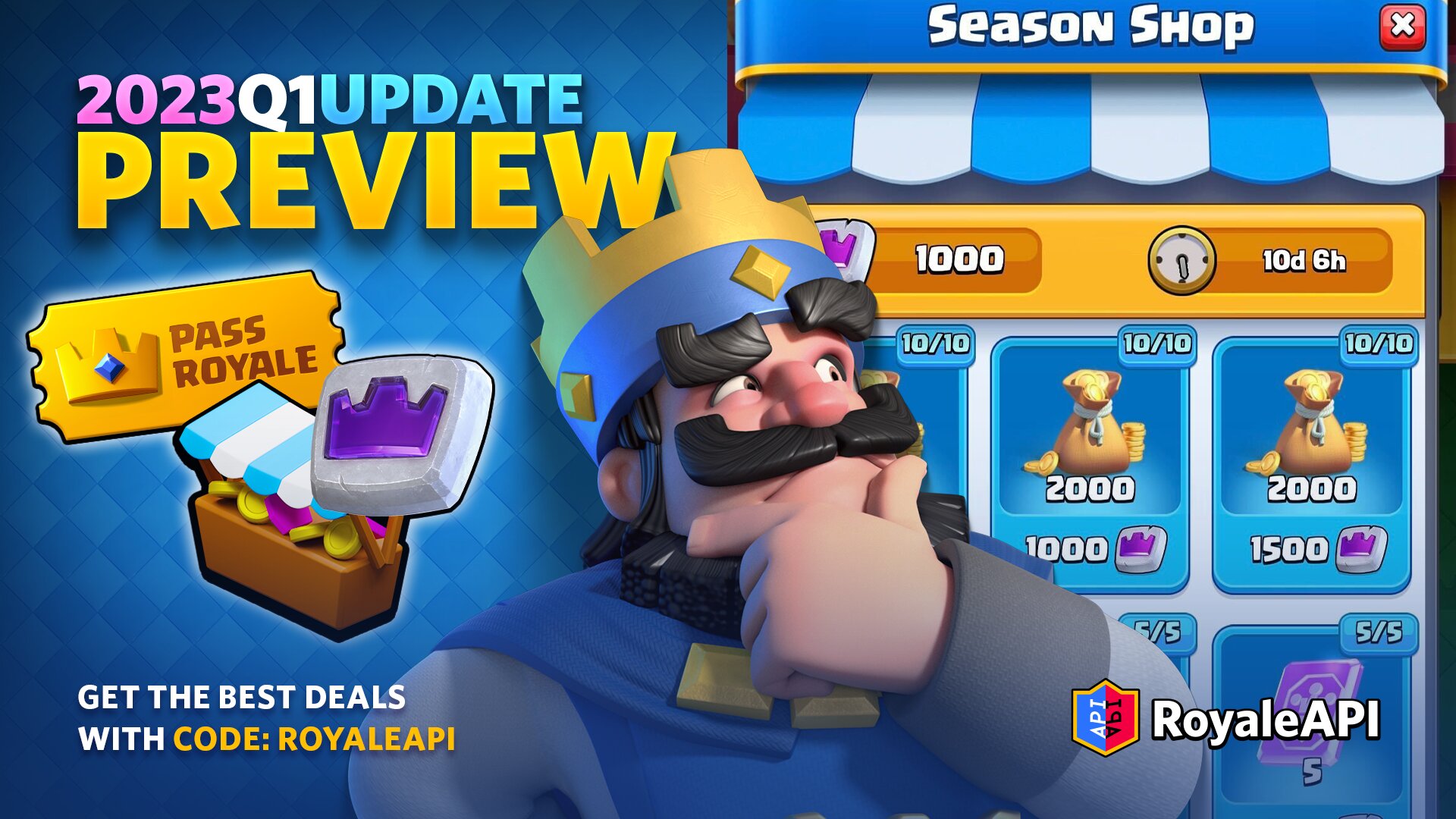 Season Shop and Events 2.0 - 2023 Q1 Update Preview - Clash Royale News Blog - RoyaleAPI